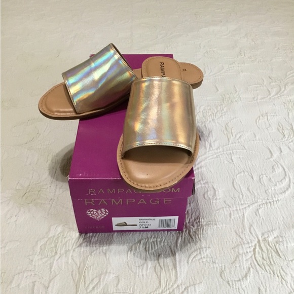 Rampage | Shoes | Rampage Gold Slipon Shoes | Poshmark